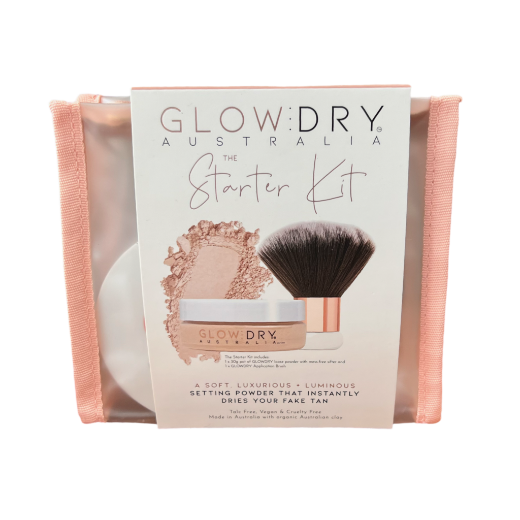 GlowDry Fake Tan Drying Powder - Starter Kit - Indulgence Garfield